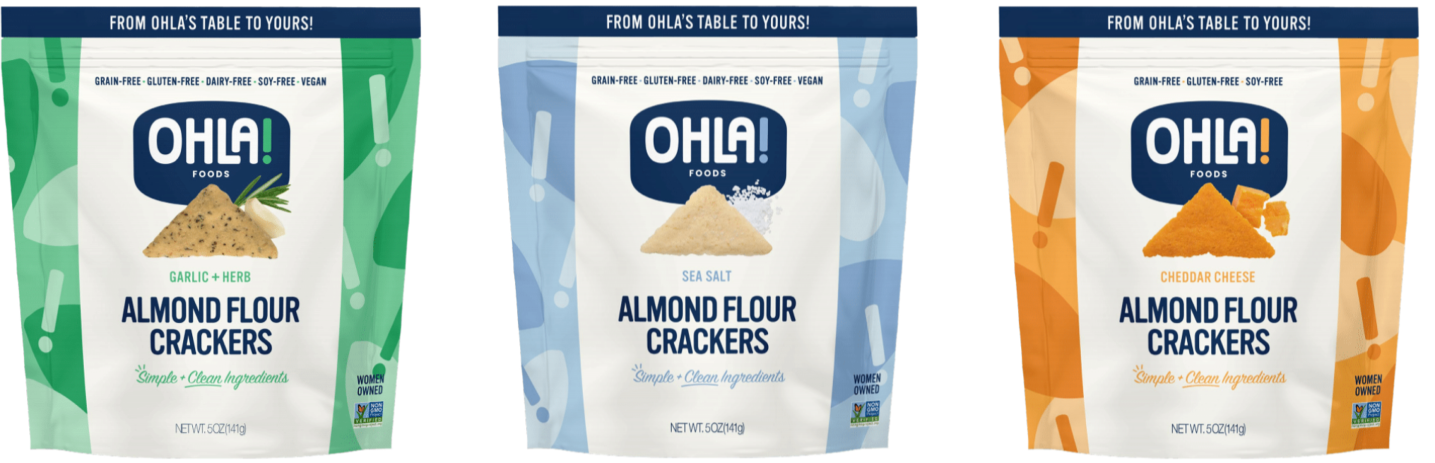 Variety Pack Almond Flour Cracker | Ohla! Foods